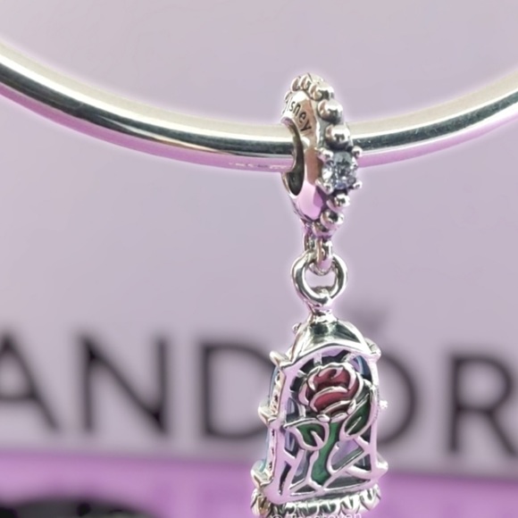 Jewelry | Nwot Pandora X Disney Beauty And The Beast Enchanted Rose ...